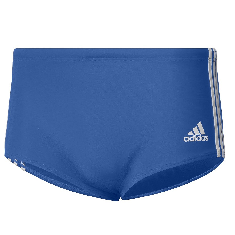 Sunga adidas 3 listras azul com branco masculina :: Amil Esportes